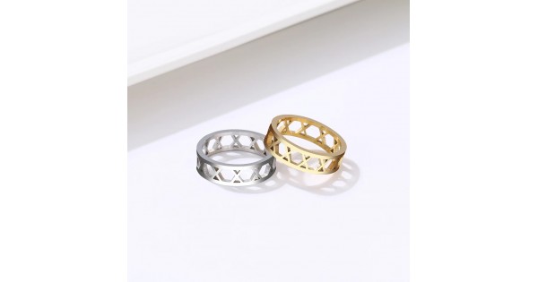 Stainless Steel Xena Band Ring